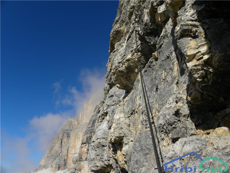 Detail from tour Passo Pordoi - Piz Boe (Via Ferrata Cesare Piazzetta ...